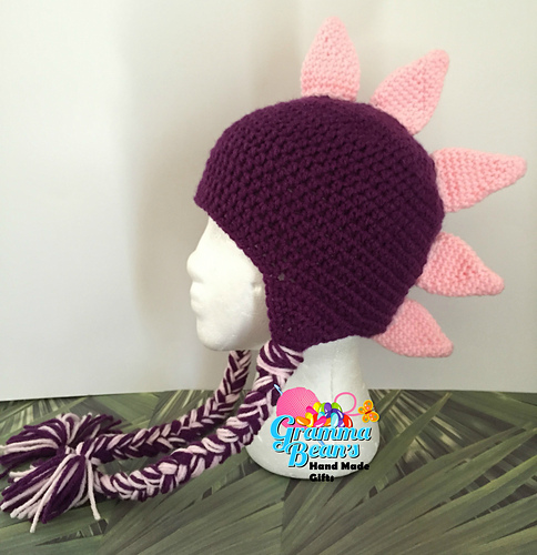 Ravelry: Dragon Spikes Mohawk Beanie pattern by Gramma Beans