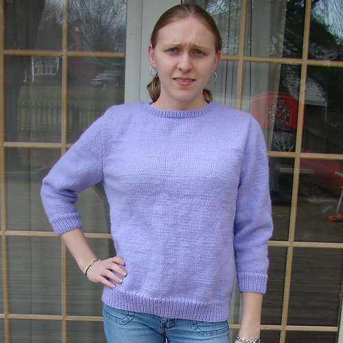 Ravelry: 3/4 Sleeve Classic Pullover #70478AD pattern by Sarah Hoadley