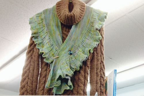 Ravelry: Beaded Ruffle Shawlette pattern by Sharon Mooney