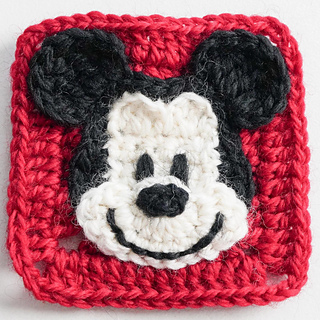 Ravelry: Mickey Mouse Granny Square pattern by GrannySquare.Me