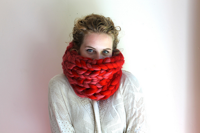 Ravelry: Chunky Wool Roving Cowl pattern by Meade Jennifer