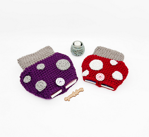 Ravelry: Toadstool Tales Book Sleeve pattern by Lisa M Fox