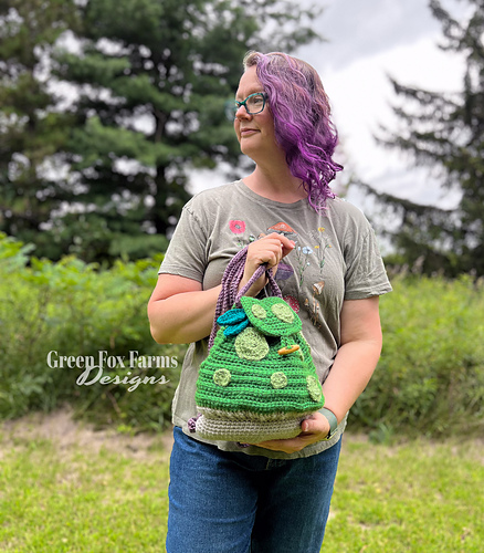 Ravelry: Faerie Forager Mushroom Backpack pattern by Lisa M Fox