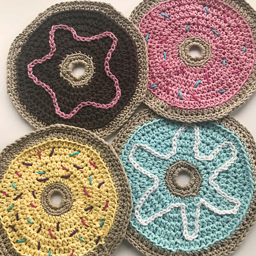 Ravelry: Donut Dish Cloth pattern by Lisa M Fox
