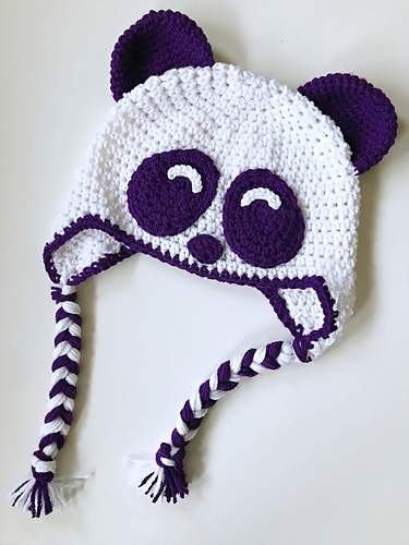Ravelry: Panda Bear Hat pattern by Lisa M Fox