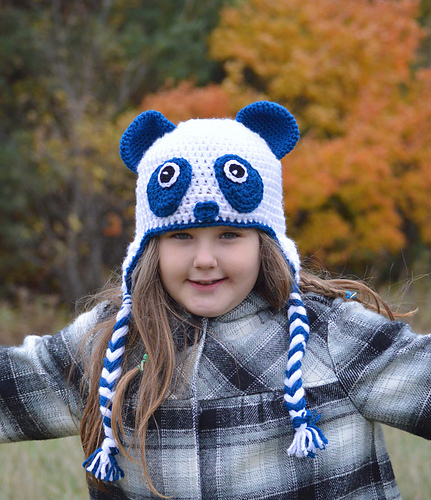 Ravelry: Panda Bear Hat pattern by Lisa M Fox