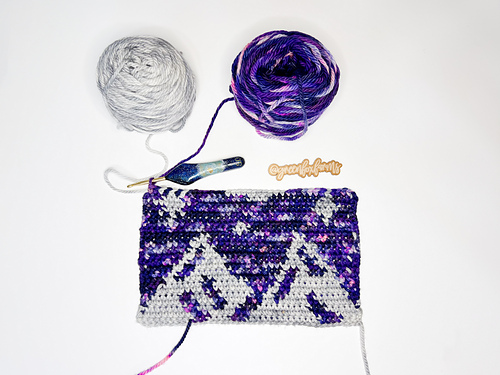 Ravelry: Moonrise Mountain Tapestry pattern by Lisa M Fox