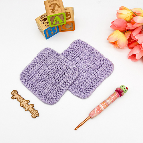 Ravelry: Labyrinth Lullaby Bonding Squares pattern by Lisa M Fox