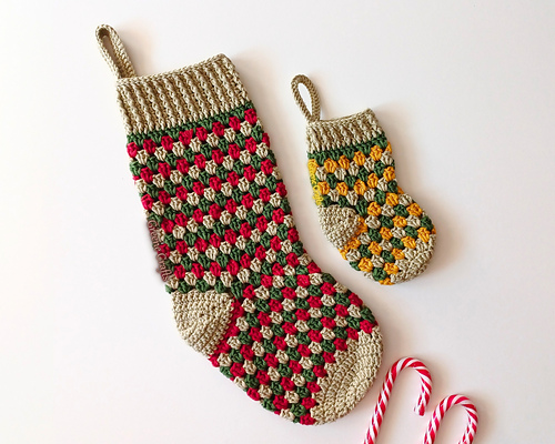 Ravelry: Granny Stitch Christmas Stocking pattern by Susanne Grünes