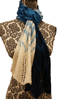 Ravelry: Fibonacci Waves Scarf pattern by Carolyn Greenwood