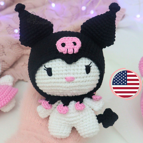 Ravelry: Amigurui Kuromi pattern by GretaWings