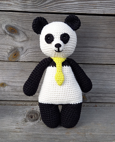 Ravelry: Elliot the Panda pattern by Gribba.dk