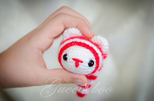 Ravelry: Mini Polar Bear Charm pattern by Carrie L. Andersen