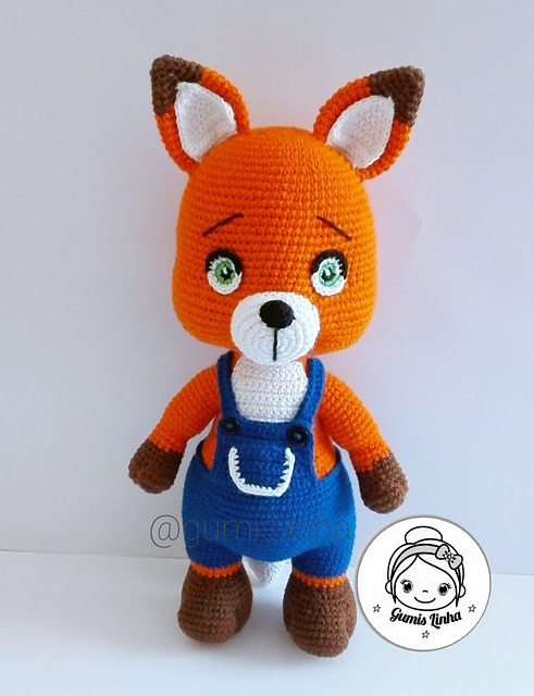 Ravelry: ABEL the fox Amigurumi pattern by Nancy Chávez