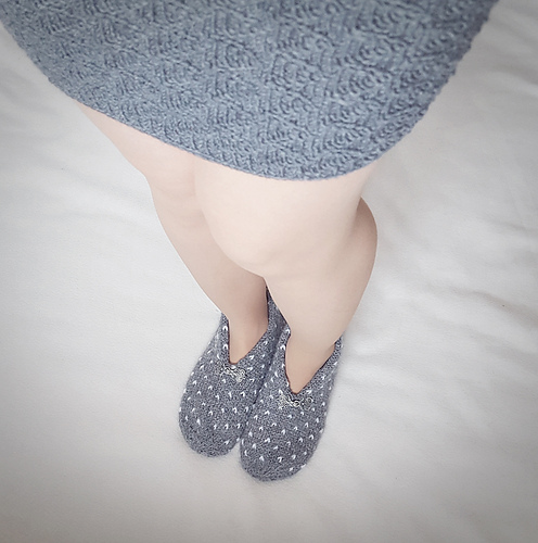 Ravelry: Double Slippers pattern by Gurimalla Design