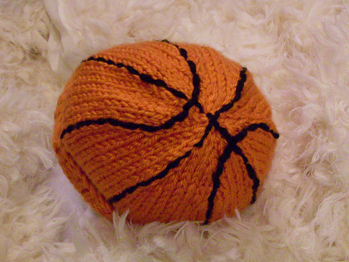 Ravelry: Knit Baby Basketball Hat pattern by Amber Hinther