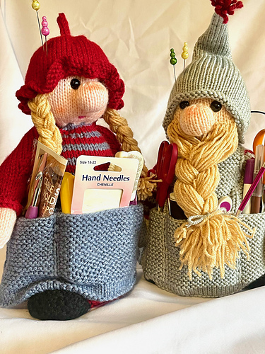 Ravelry: Mr and Mrs Gnome Tidy pattern by Pat Alinejad