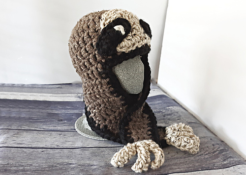 Ravelry: Swifty Sloth Hat pattern by Kimberly Feliz