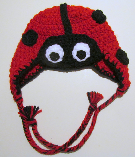 Ravelry: Ladybug Hat pattern by Heather Sonnenberg