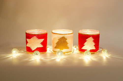 Ravelry: Tea light cover Christmas pattern by Leafs Creations