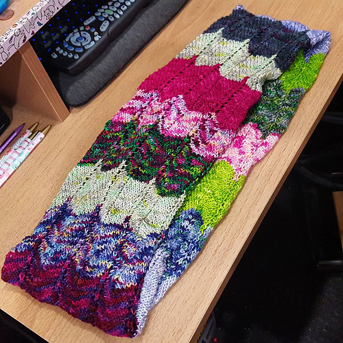 Ravelry: Kaleidoscope Tube Scarf pattern by Susan Barstein