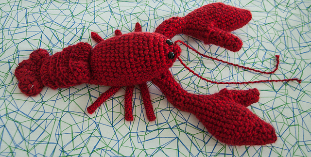 Ravelry: Lobster pattern by Heather Wienclawski