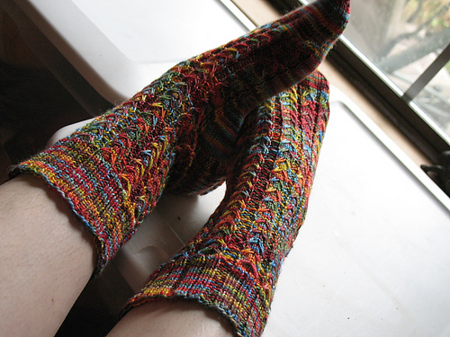 Ravelry: Slip-Stitch Cable Socks pattern by Charlene Schurch and Beth ...