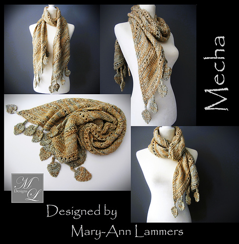 Ravelry: Mecha Scarf pattern by Mary-Ann Lammers
