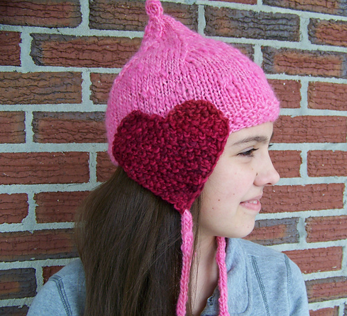 Ravelry: Matching hearts hat pattern by Guzel Eaves