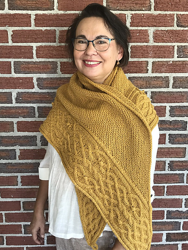 Ravelry: Tuscan sun shawl pattern by Guzel Eaves