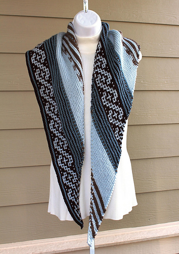 Ravelry: Painted Desert Shawl pattern by Karen Johnson Bennett