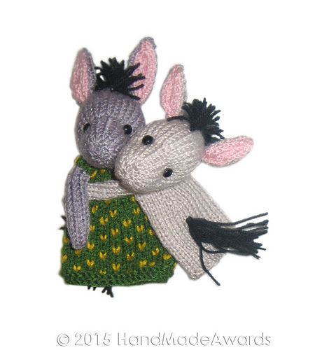 Ravelry: Family Donkey Finger puppets pattern by Loly Fuertes