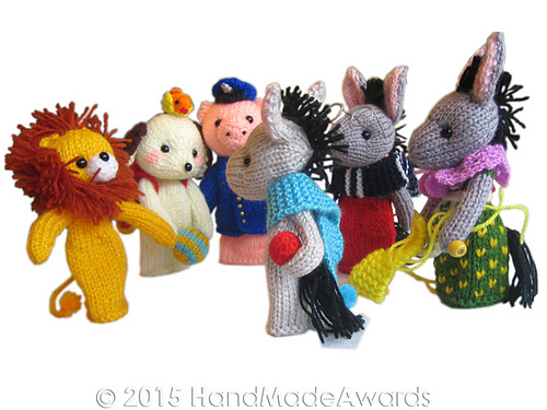 Ravelry: Family Donkey Finger puppets pattern by Loly Fuertes