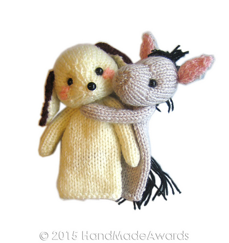 Ravelry: Family Donkey Finger puppets pattern by Loly Fuertes