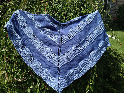Ravelry: Old Shale Shawl pattern by Amanda Clark