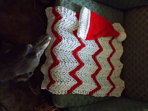 Ravelry: Knitted Chevron (Ripple) Afghan pattern by Laura Mosier