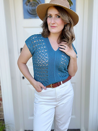 Ravelry: Violet Lace Top pattern by Hannah Cross