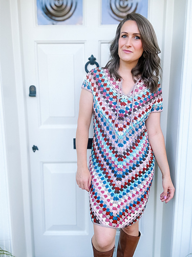 Ravelry: Franny Granny Adult Dress pattern by Hannah Cross
