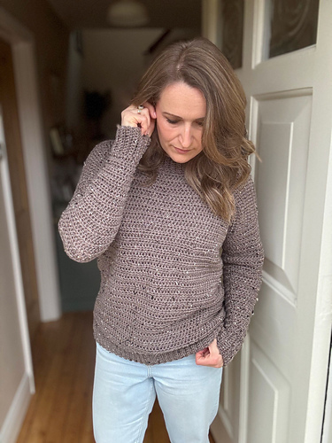 Ravelry: Easy Tweedy Adult Sweater pattern by Hannah Cross