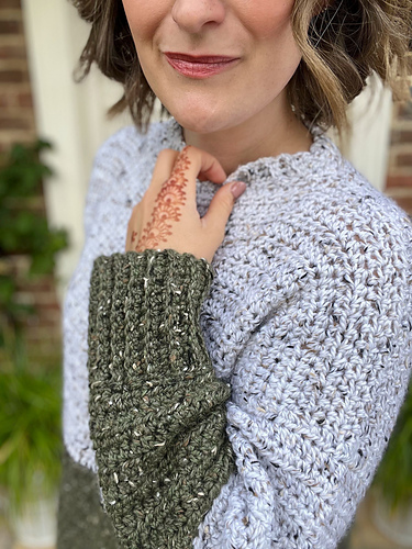 Ravelry: Easy Tweedy Adult Sweater pattern by Hannah Cross
