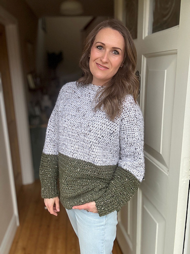 Ravelry: Easy Tweedy Adult Sweater pattern by Hannah Cross