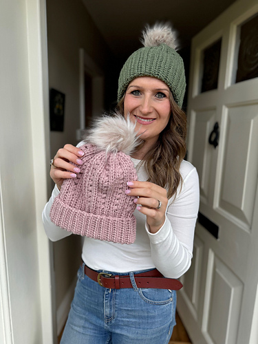 Ravelry: Mirabilis Puff Stitch Hat pattern by Hannah Cross