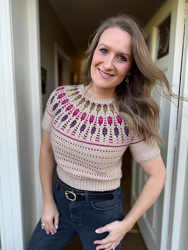 Ravelry: Starlight Mosaic Sweater pattern by Hannah Cross