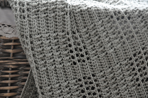 Ravelry: Silver Squares Blanket pattern by Hannah Cross