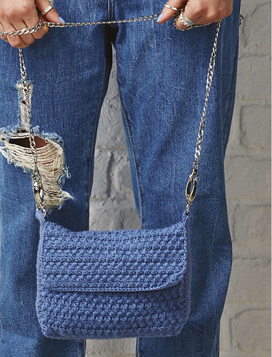 Ravelry: Denim Envelope Bag pattern by Hannah Cross