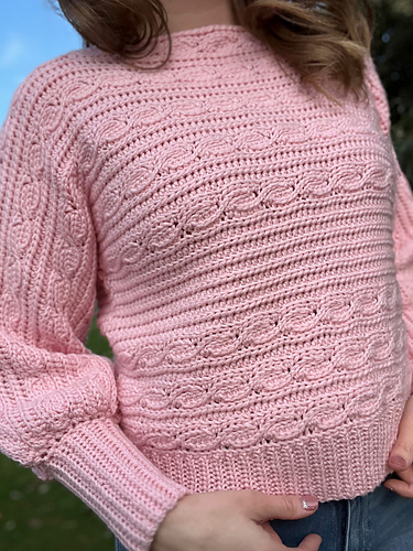 Ravelry: Deidra Sweater pattern by Hannah Cross