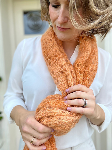 Ravelry: Orange Blossom Wrap pattern by Hannah Cross