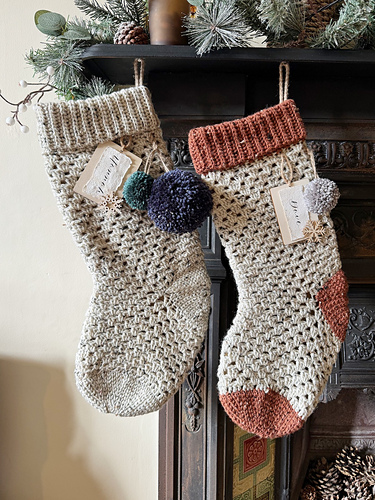 Ravelry: Granny Stitch Stocking pattern by Hannah Cross