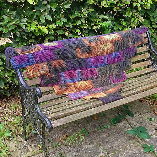 Ravelry: Mitered Shawl #L20629 pattern by Lion Brand Yarn