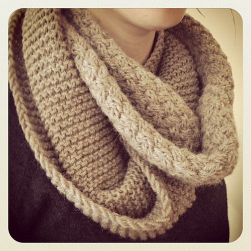 Ravelry: Yellow Brick Cold Cowl pattern by Tracey Galloway